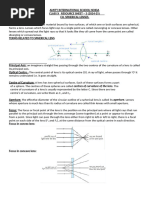 Class 10 Science 1 Chapter Notes CH 7 Lenses | PDF | Optics | Light