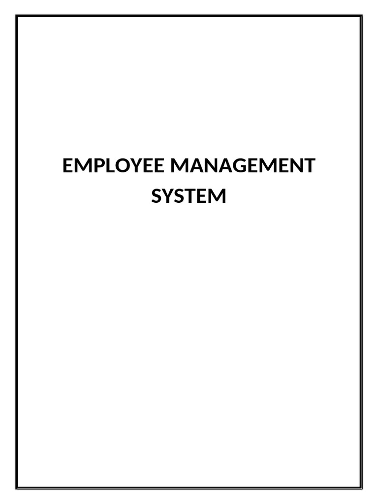 EMPLOYEEMANAGEMENT2022 | PDF | Databases | Computer Programming