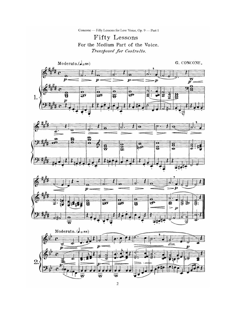 CONCONE 50 Op, 9 N 1 - Medium | PDF