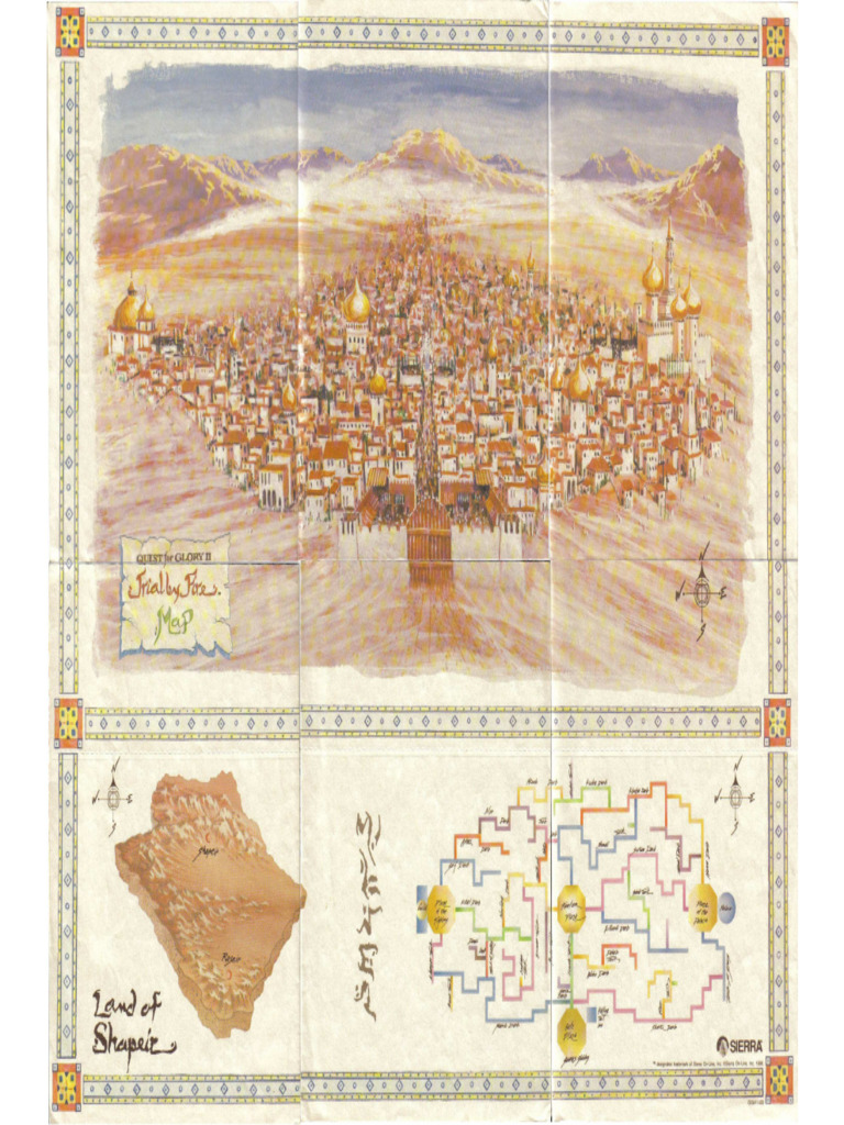 Quest For Glory 2 Map | PDF