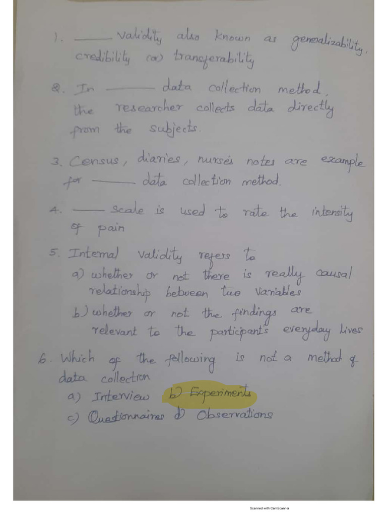 MCQ Research Methodology | PDF