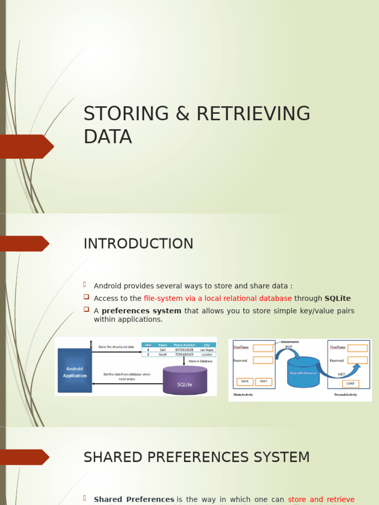 Storing and Retrieving | PDF | Computer File | Databases
