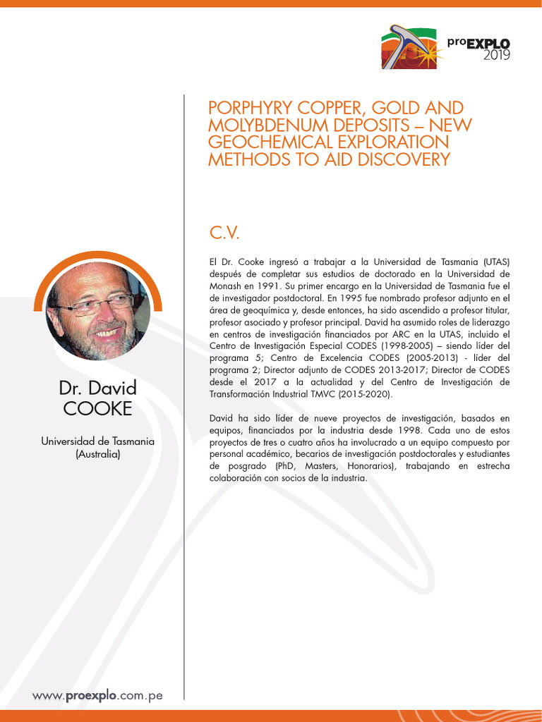 Porphyry Copper, Gold and Mo-New Geochemicalexplo 2019 | PDF | Minerals ...