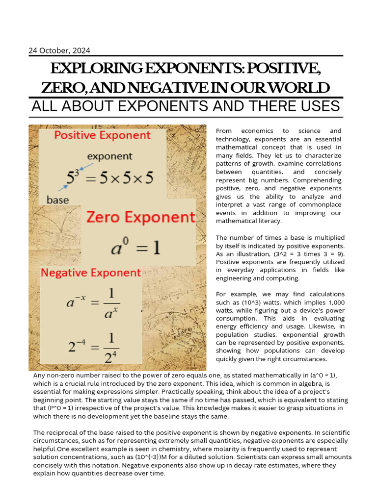 Black and White Minimalist News Magazine (A4) | PDF | Exponentiation ...