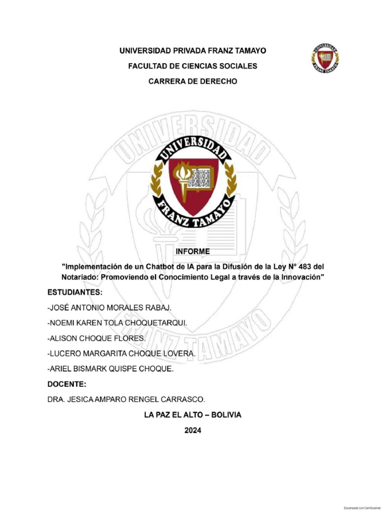 Reto Derecho Notarial Informe | PDF