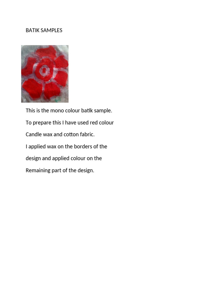 BATIK SAMPLES-WPS Office | PDF | Art