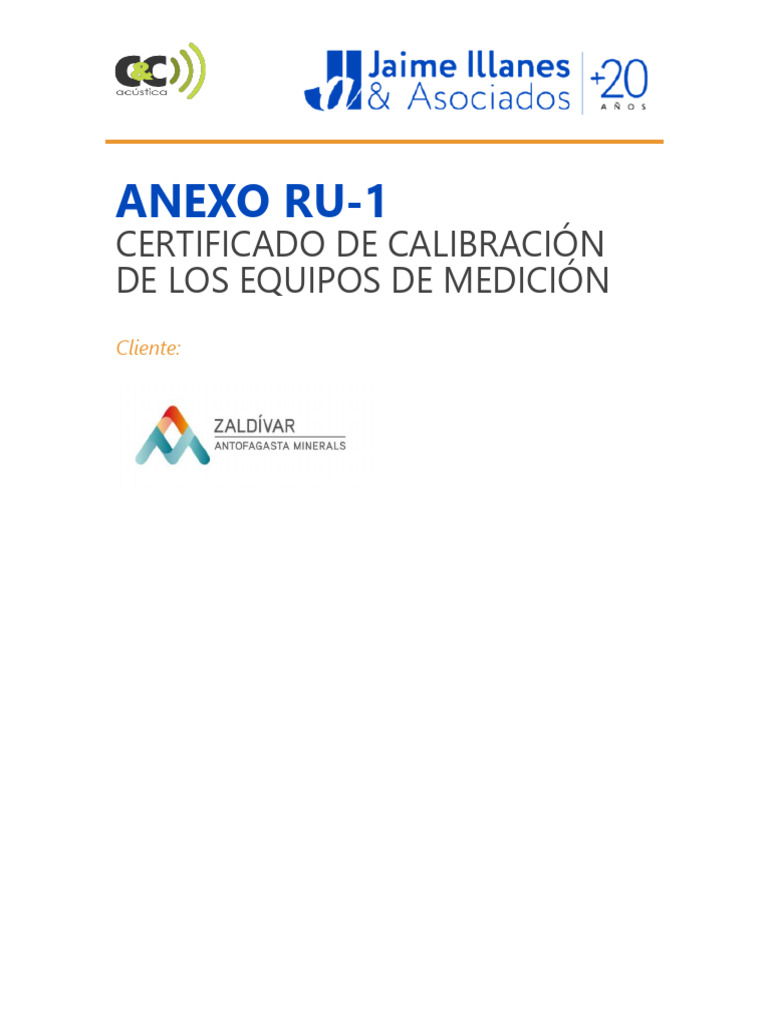 Anexo RU-1 | PDF