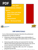 Grade 12 Maps and Plans in Maths Lit | PDF | Length | Parking