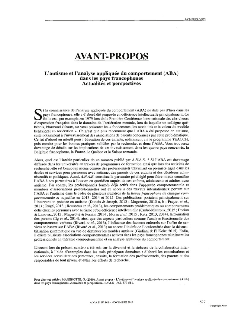 01 - Avant Propos | PDF