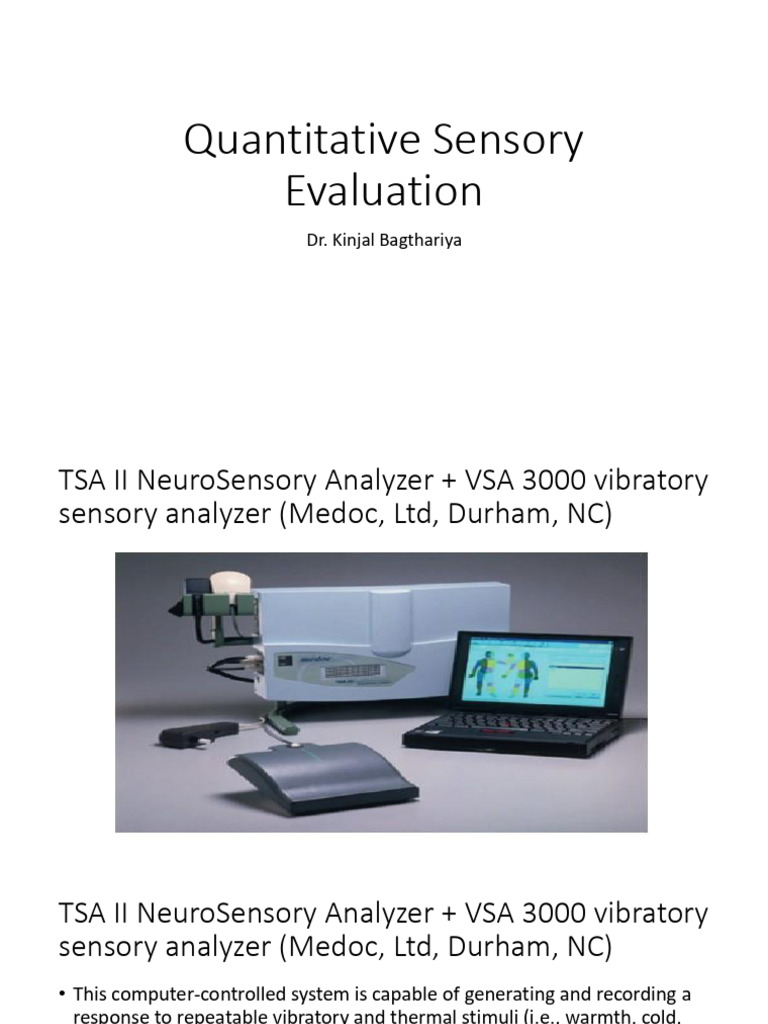Quantitative Sensory Evaluation | PDF | Perception | Neuroscience
