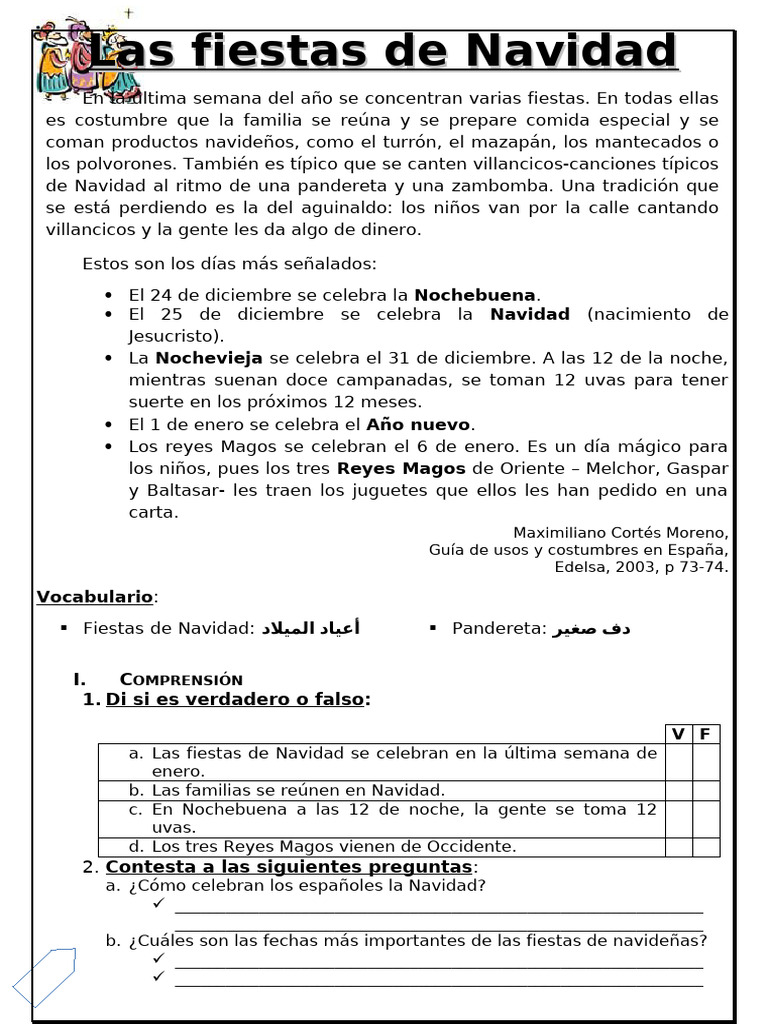 Tradiciones de las Fiestas Navideñas | PDF | Navidad | Nochebuena