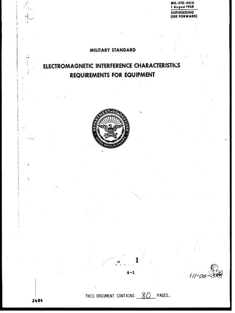 MIL-STD-461A | PDF