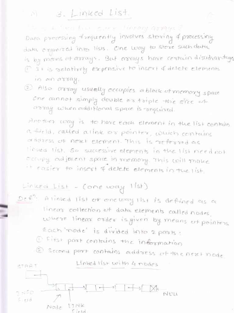 Understanding Linked Lists in Data Structures | PDF | Teaching Methods & Materials | Technology ...