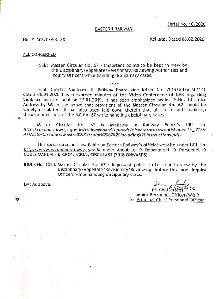 Master Circular On Dar | PDF