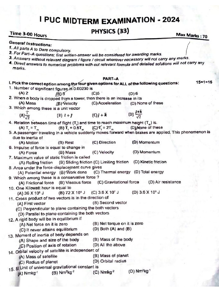 Phy Pu1 Haverii | PDF