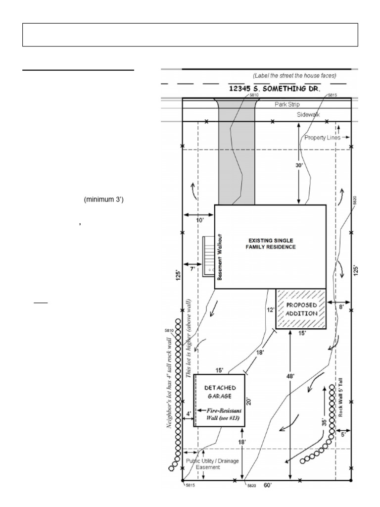 Typical Site Plan | PDF | Technology & Engineering