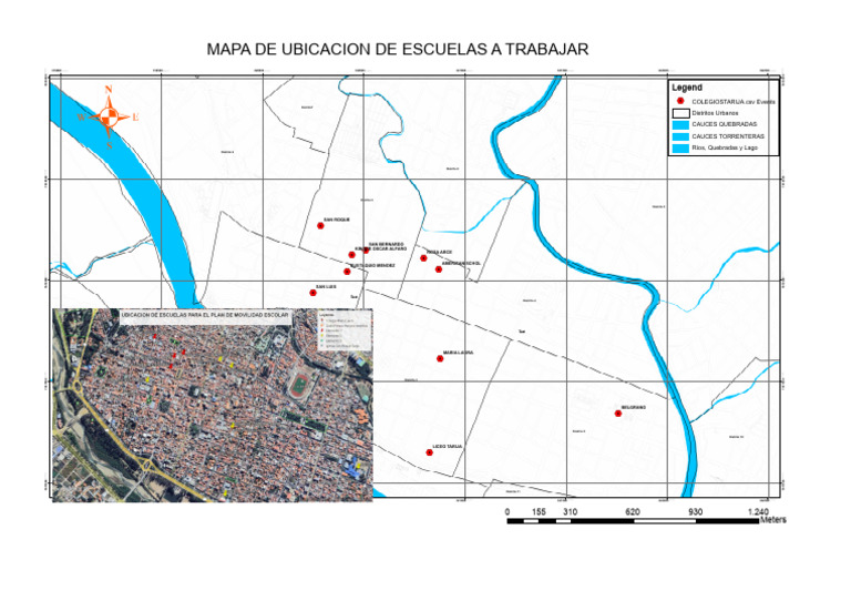 Mapa Ubicaciones Escuelas | PDF