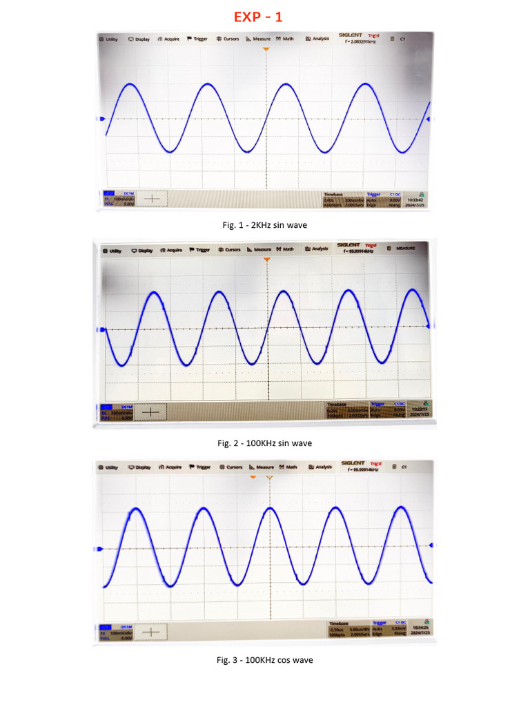 Comm Lab Waveforms | PDF | Modulation | Frequency Modulation