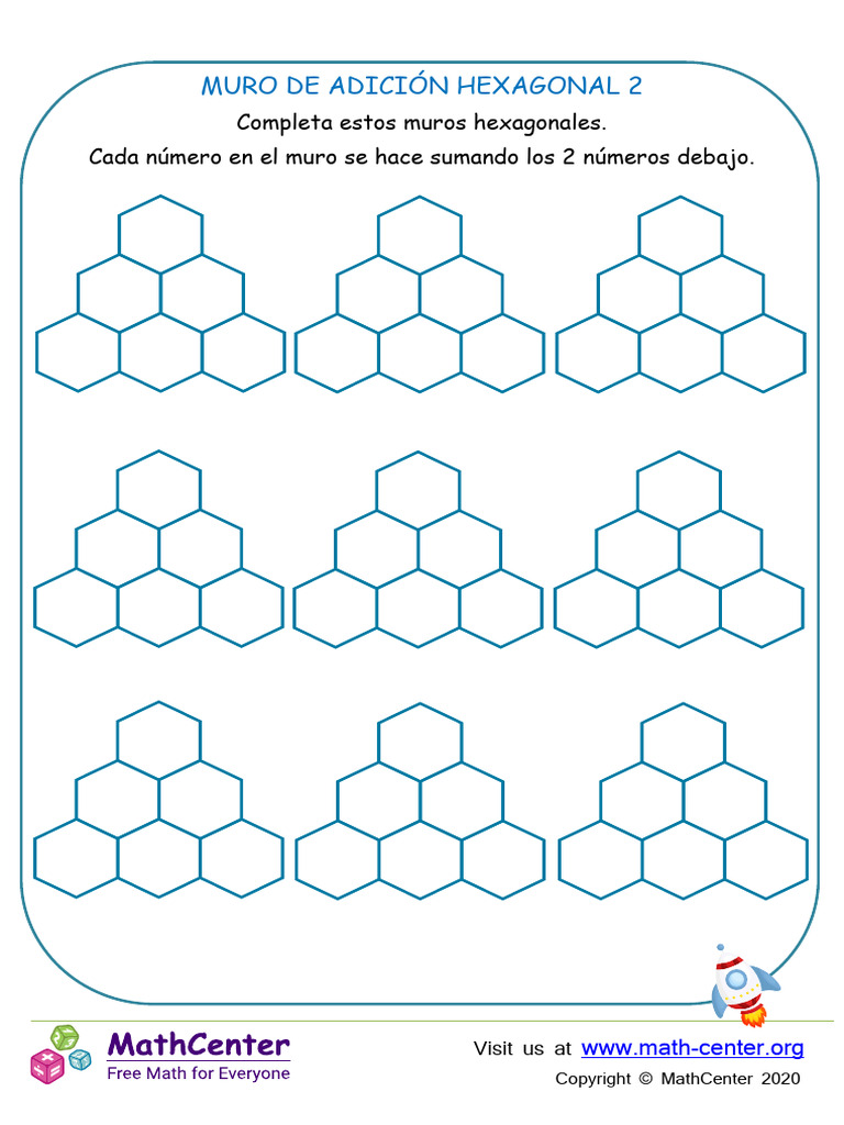 Hexagon Addition Wall 2 Blank | PDF
