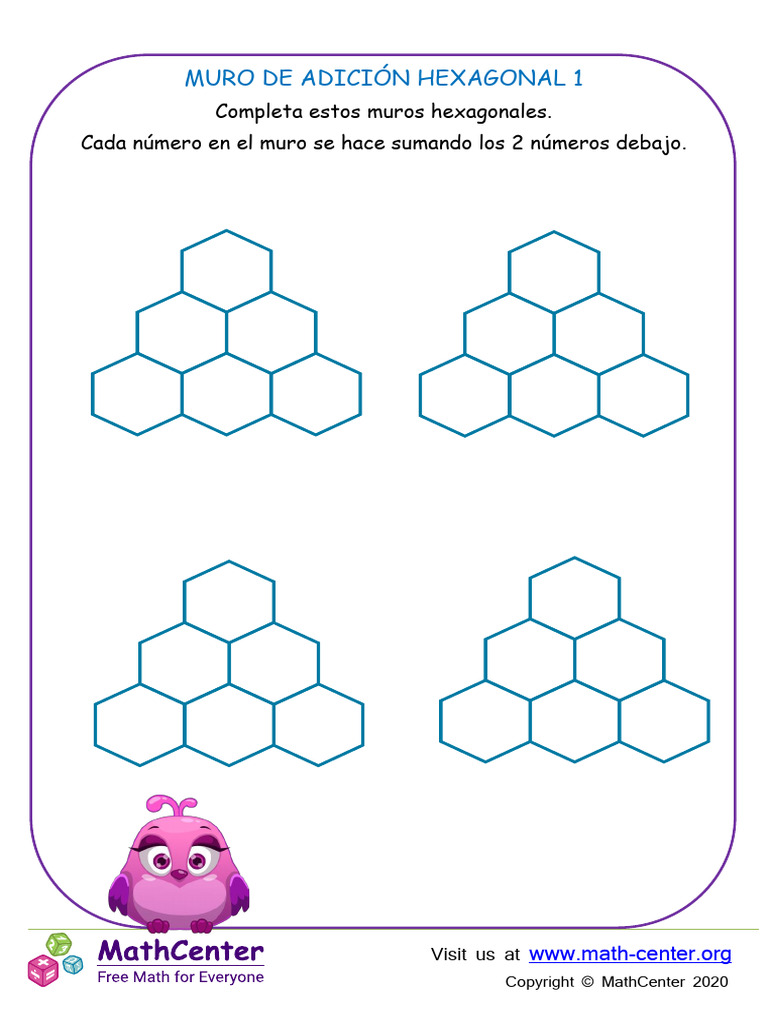 Hexagon Addition Wall 1 Blank | PDF
