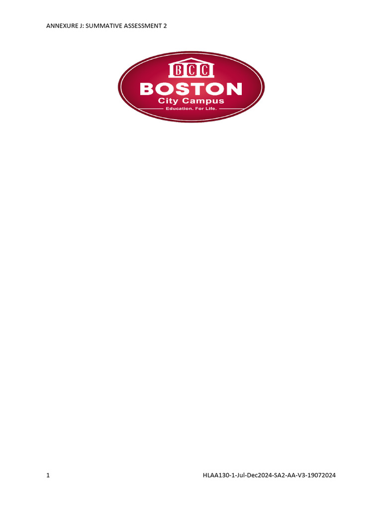 J. HLAA130-1-Jul-Dec2024-SA2-AA-V3-19072024 | PDF | Plagiarism | Essays