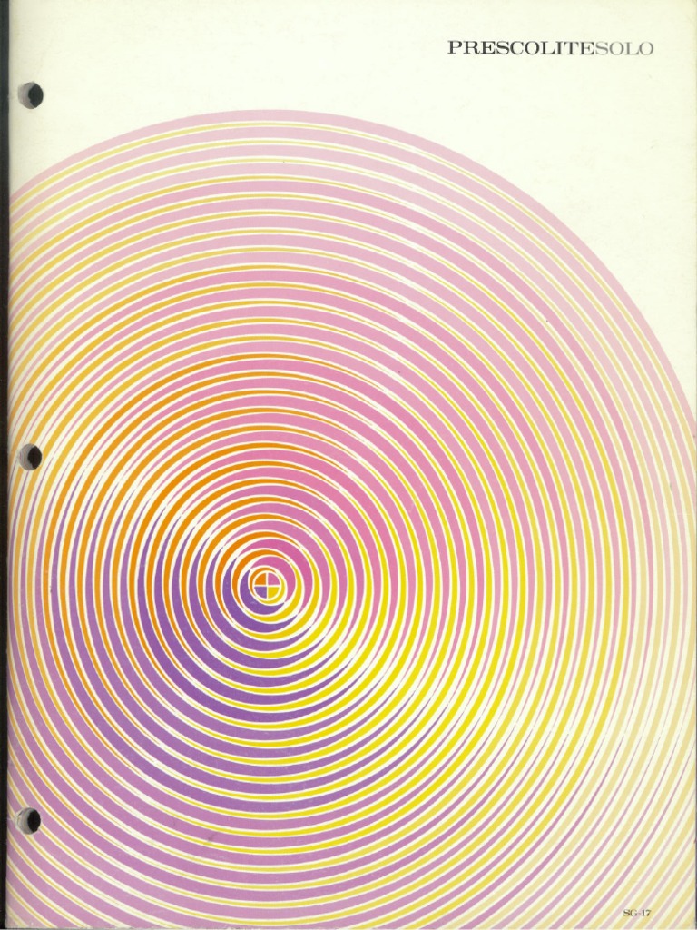 Prescolite Solo Products Catalog 1975 | PDF