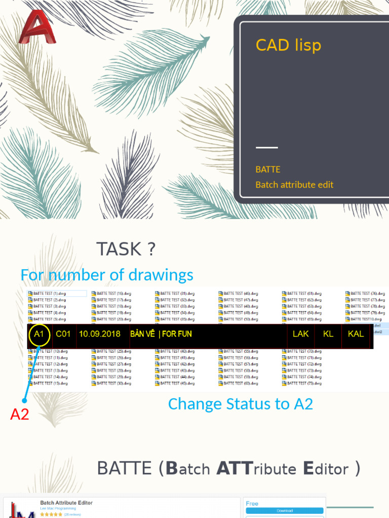 CADNotes Lisp Change Att Value. | PDF | Computers | Technology ...