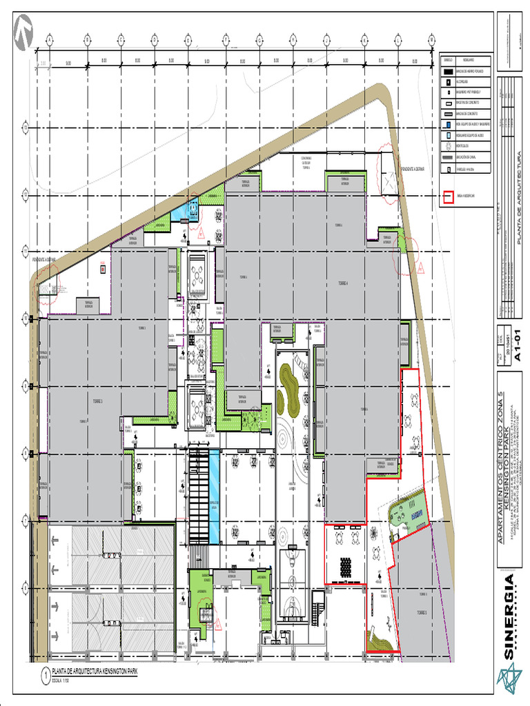 A1-01 Planta Arquitectura Completa-A1 | PDF