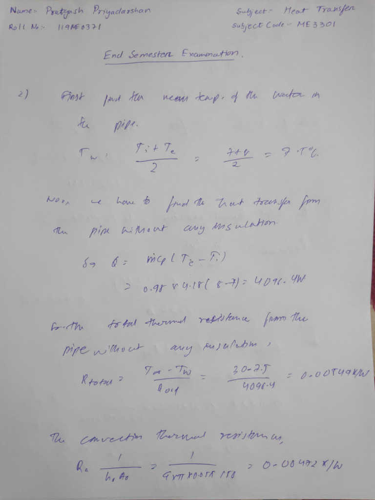 Conduction and Convection Notes | PDF