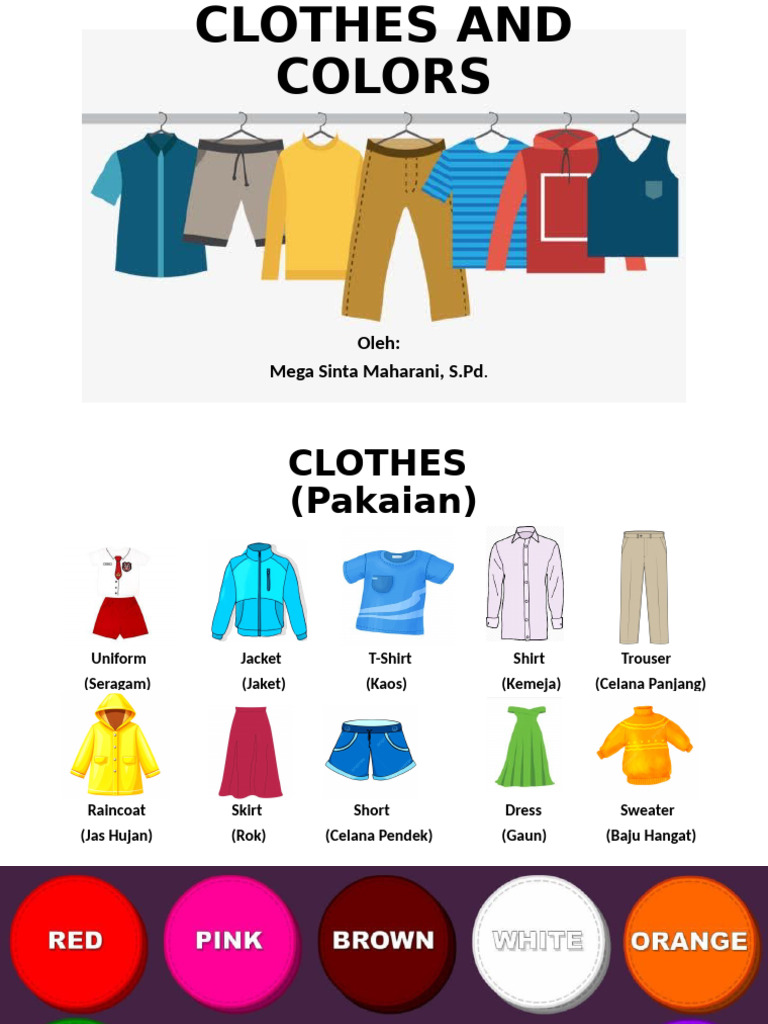 Clothes and Colors | PDF