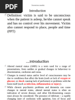 Approach To Altered Sensorium | PDF | Coma | Psychosis