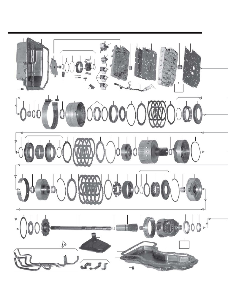 037-Transmissão Ax4n - Ax4s Ford | PDF | Clutch | Vehicle Technology