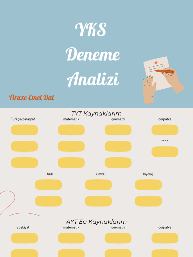 Yks Deneme | PDF