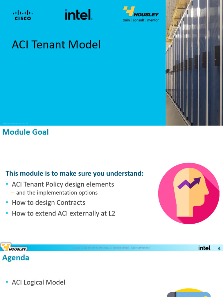 M05-ACI Tenant Model | PDF | Computer Network | Ip Address