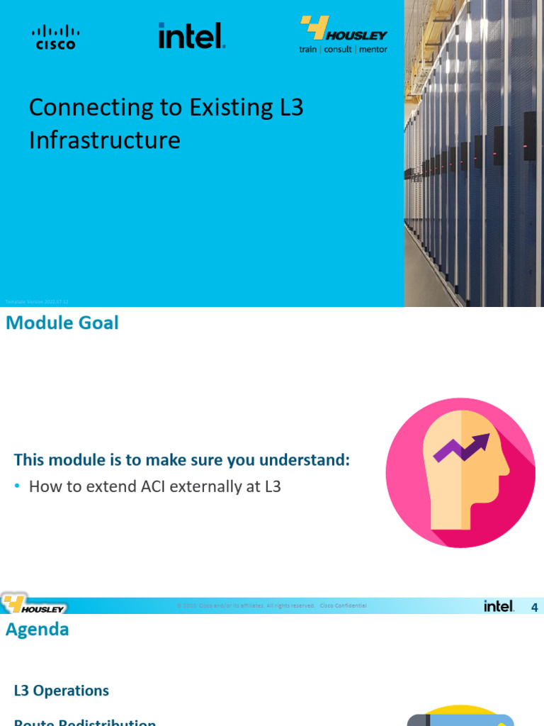M08-ACI Connecting L3 Infrastructure | PDF | Ip Address | Routing