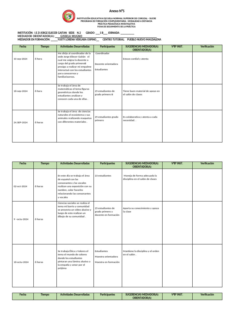 ANEXO N°5. Yusty Terminado | PDF
