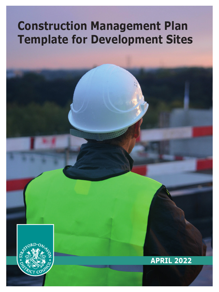 Construction Management Plan Template April 2022 | Pdf | Waste | Waste 