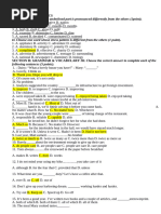 Communicative English Skills Final Exam | PDF