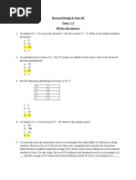 AP Statistics Unit 2 Practice Test | PDF | Errors And Residuals ...