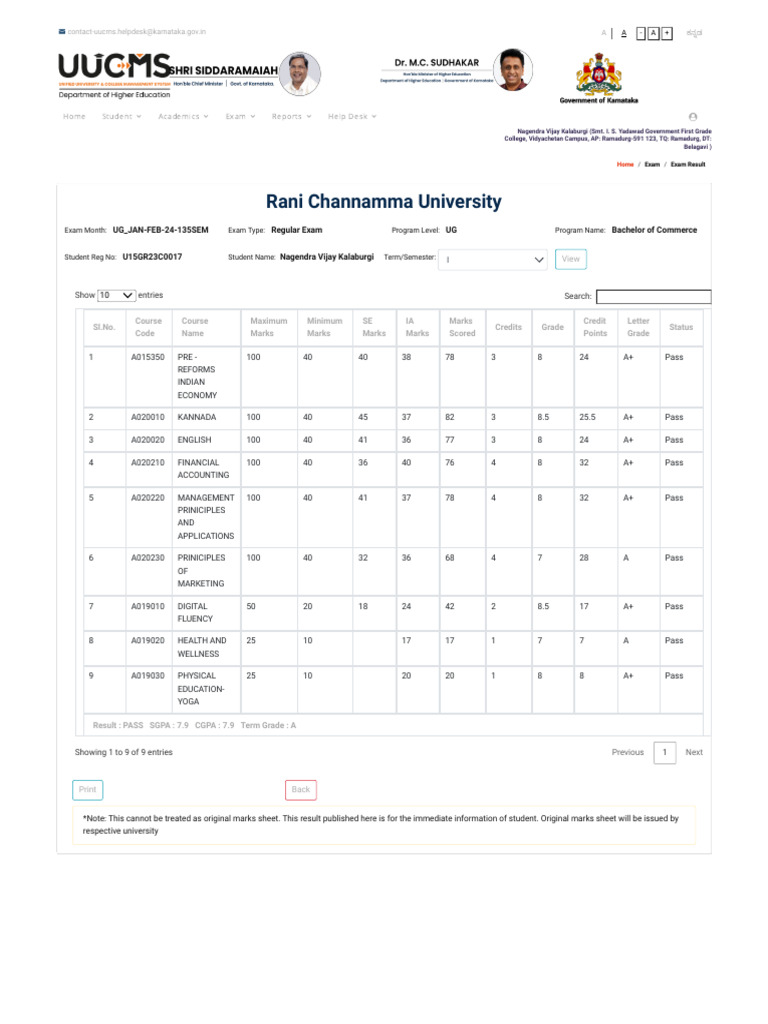 UUCMS - Unified University College Management System | PDF | Academia ...