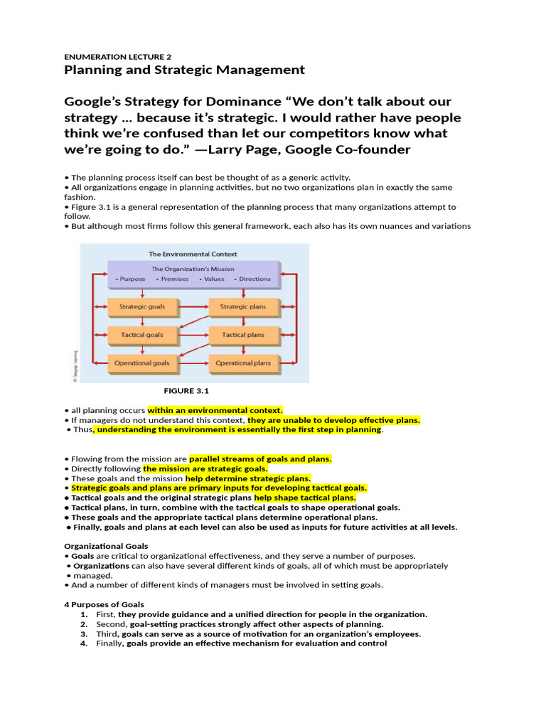 CM 100 Reviewer Enumeration and Etc. | PDF | Strategic Management ...