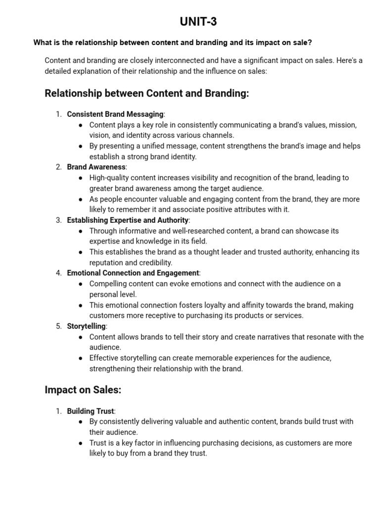 UNIT 3 (DSM) | PDF | Search Engine Optimization | Brand