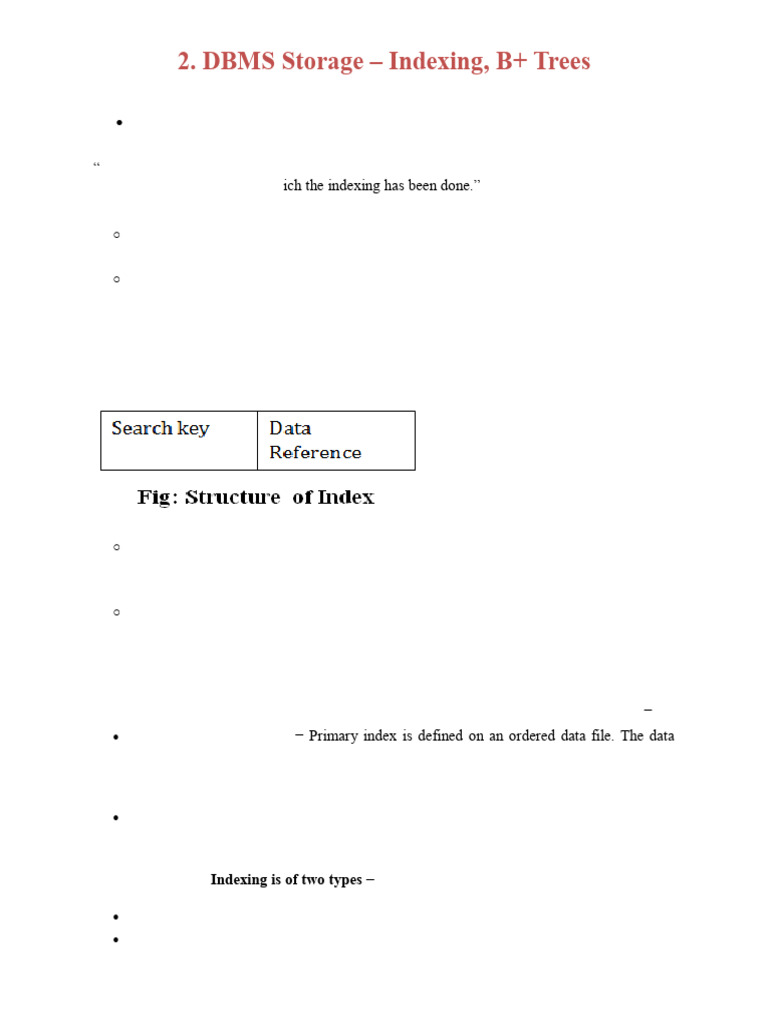 Indexing and B+ Tress | PDF | Database Index | Databases