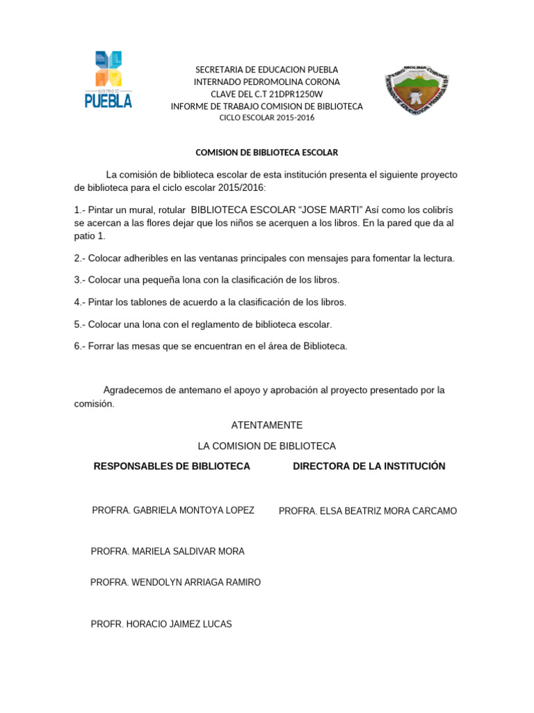 Proyecto de Biblioteca | PDF