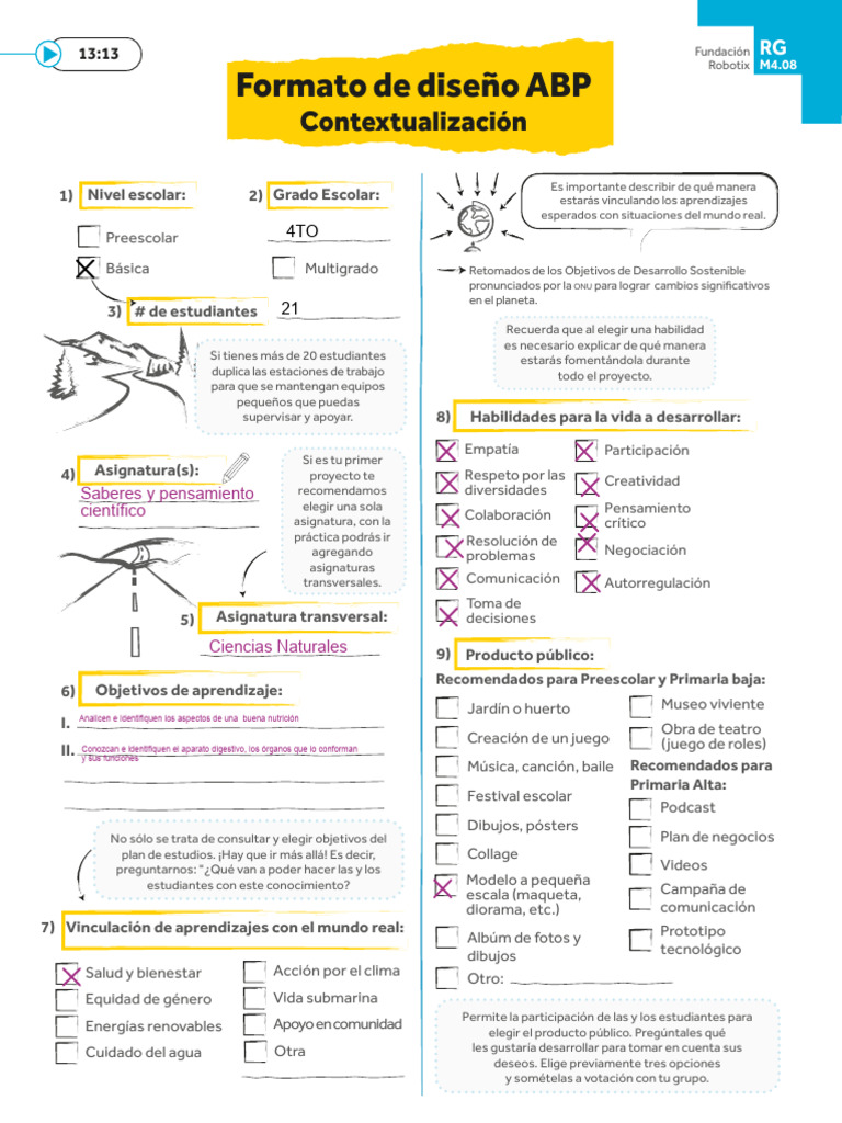Proyecto Abp | PDF | Educación de la primera infancia
