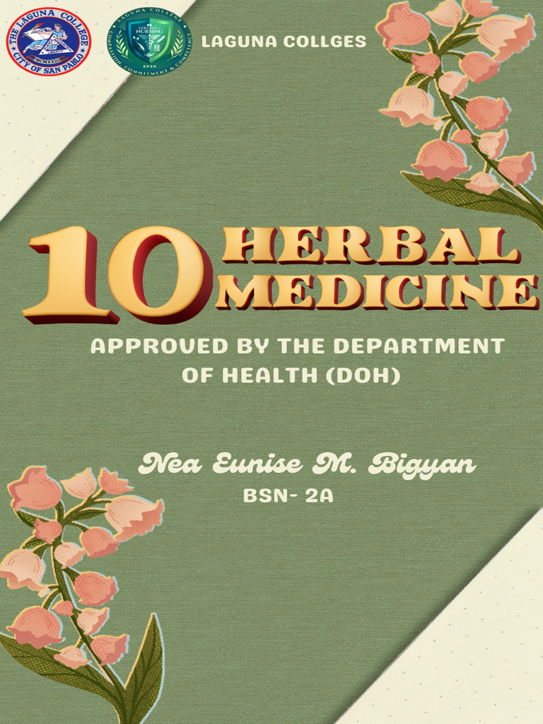 10 Herbal Medicine Approved by The Department of Health (Doh) | PDF ...