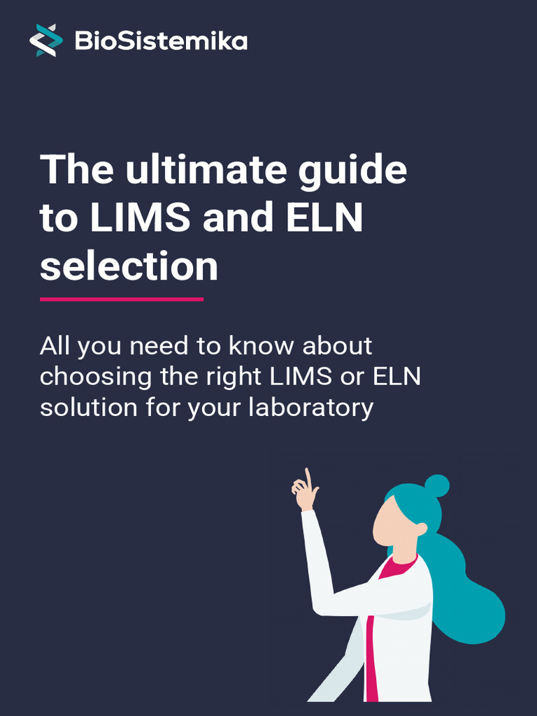 The Ultimate Guide To LIMS and ELN Selection | PDF | Laboratories | Consultant