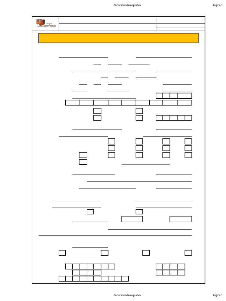 FT005-Carta Sociodemografica V1 | PDF | Causas de la muerte | Medicina