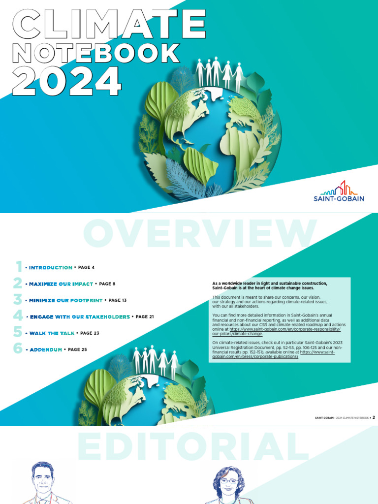 Saint-Gobain 2024 Climate Notebook | PDF | Climate Change Mitigation ...