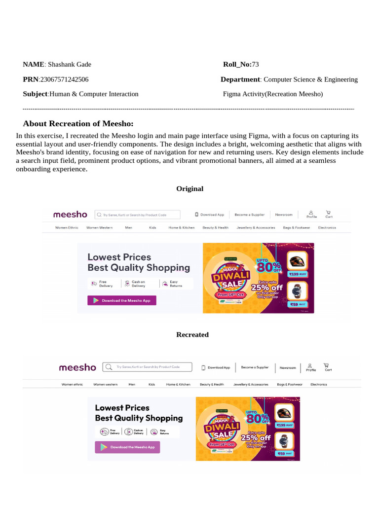 meesho fig report | PDF | Page Layout | Icon (Computing)